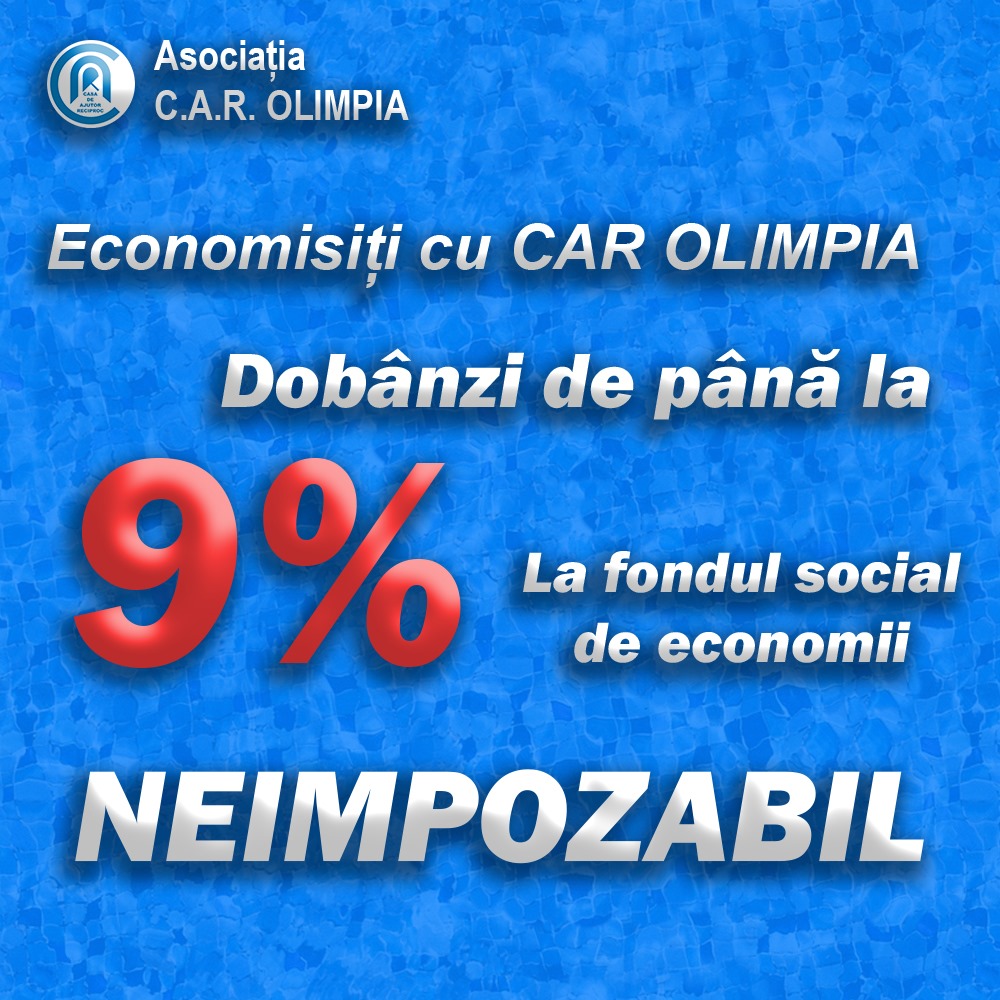 Economii - Asociatia CAR Olimpia